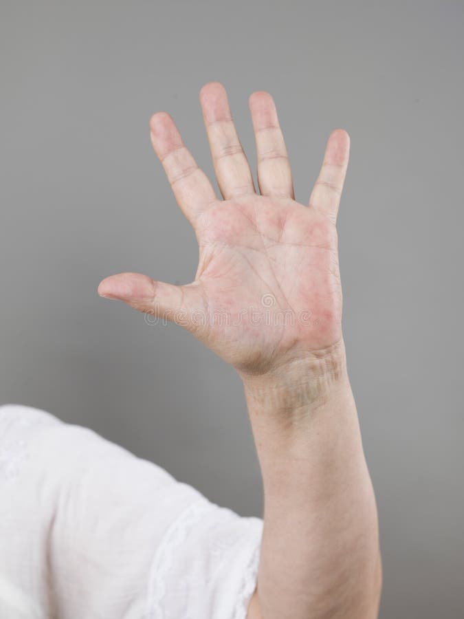 Hand pose stock image. Image of gray, girls, five, caucasian - 73513927