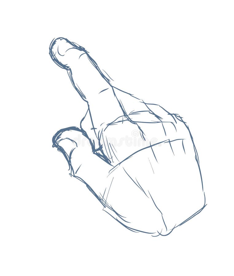 Hand pose illustration stock vector. Illustration of concept - 333200919