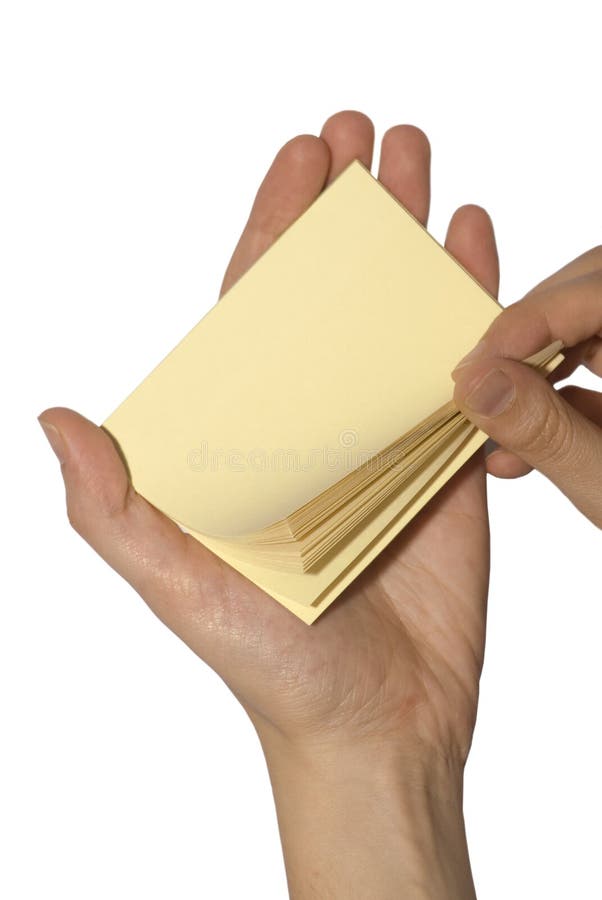 Adult Man Hand Holding Sticky Note Stock Photo - Image of hand, post ...