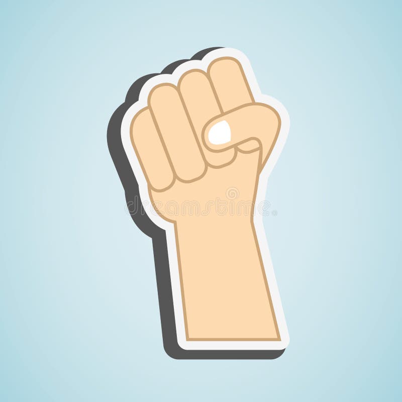 Hand power design stock illustration. Illustration of worker - 69531471