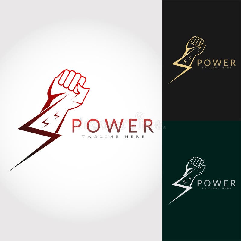 Hand Power Logo Design, Fist-vector Stock Vector - Illustration of ...