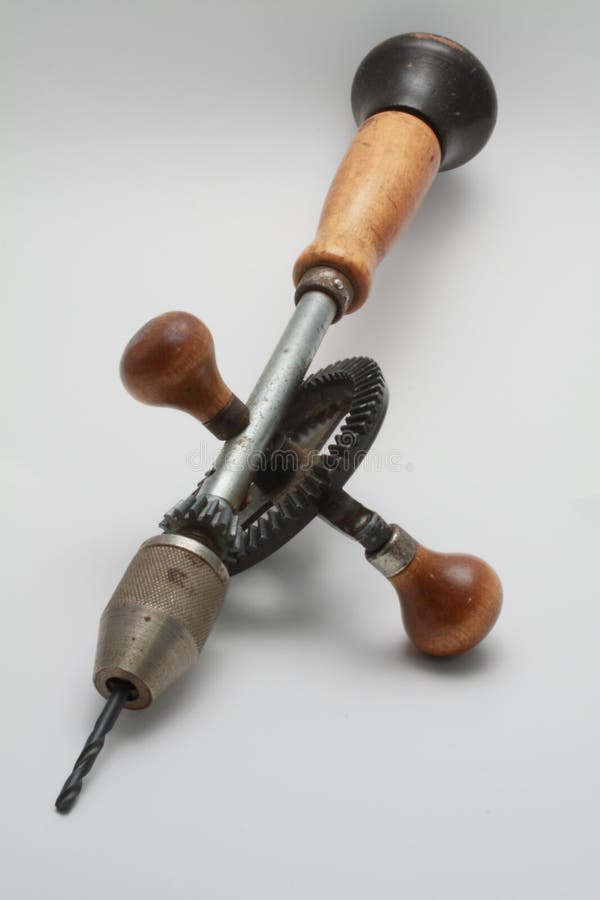 Hand Powered Drill stock photo. Image of drill, home, gear - 7345308