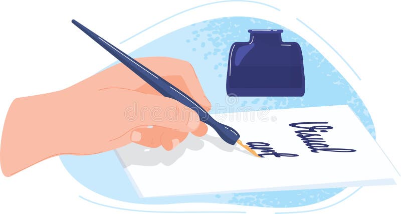 Script Handwriting Calligraphy Stock Illustrations – 79,331 Script ...