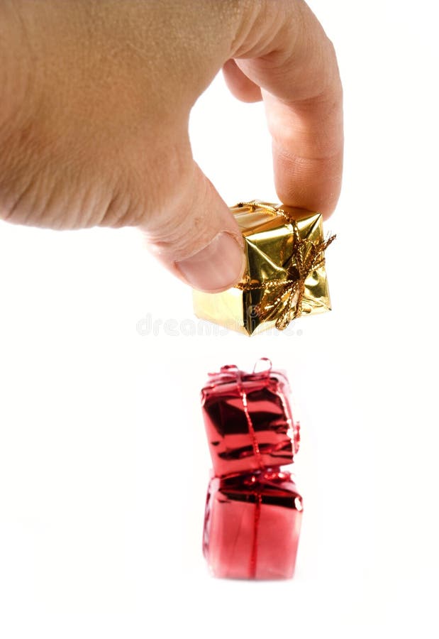 Hand and present stock image. Image of body, goody, delivery - 410983