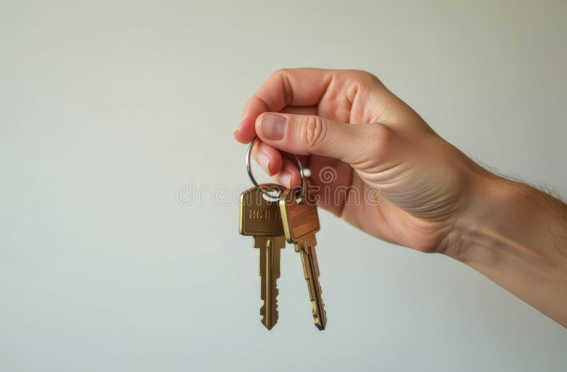 A Hand Presenting a House Key Stock Image - Image of door, realtor ...