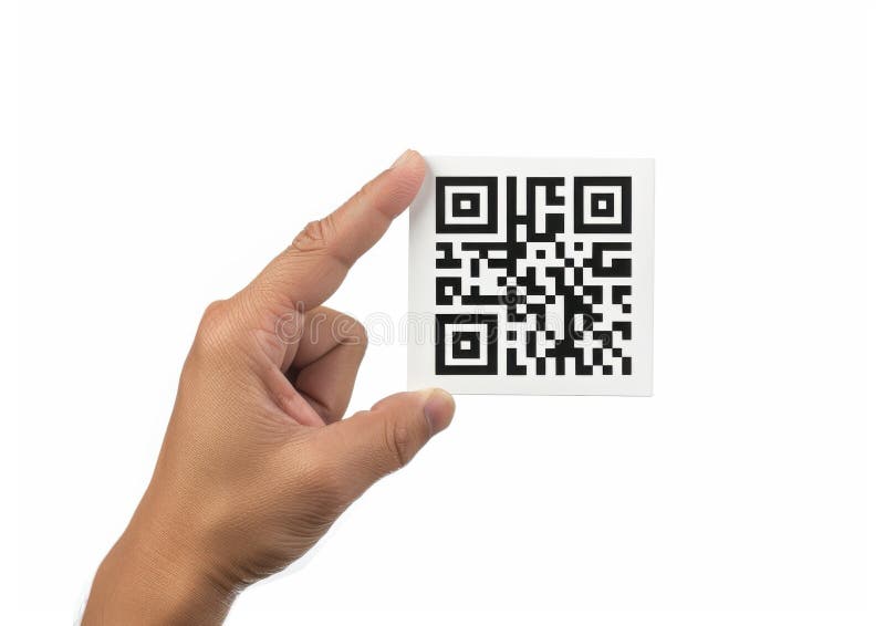 A Hand Presents a Prominent QR Code, Emphasizing Its Significance in ...