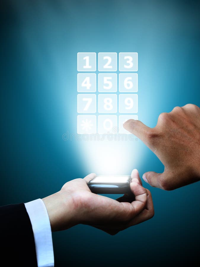 Hand press picture button stock photo. Image of business - 20796976