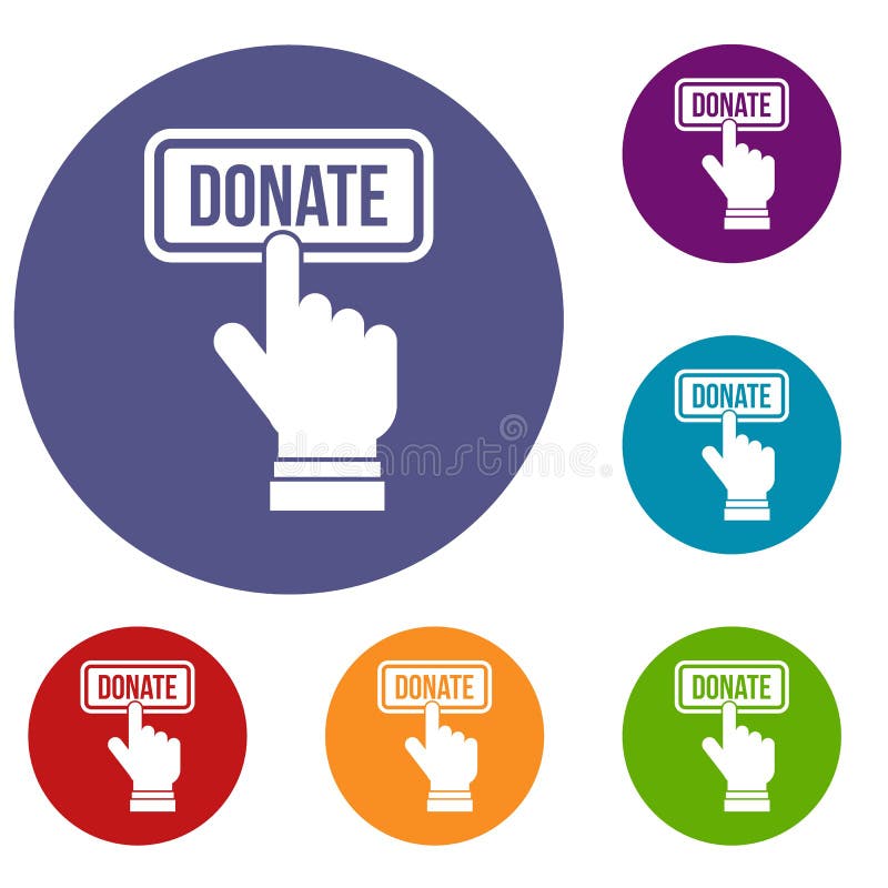 Cash Donation Icons Set Simple Style Stock Illustrations – 26 Cash ...