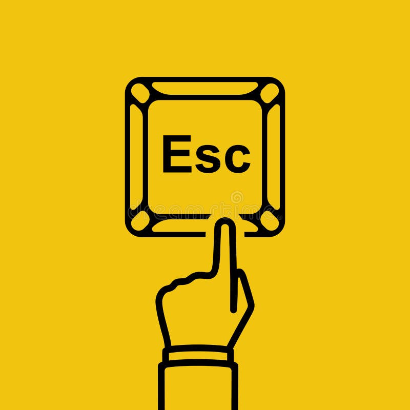 Button Esc Stock Illustrations – 354 Button Esc Stock Illustrations ...