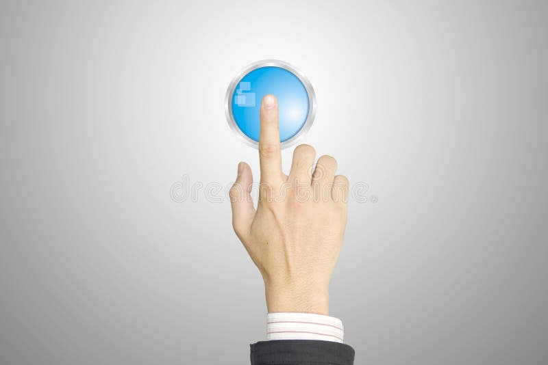 Hand press business stock image. Image of solution, company - 24814715