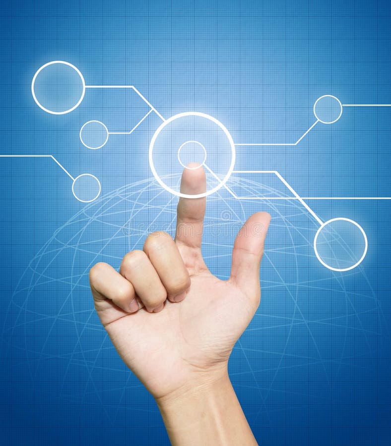 Hand pressing Like button stock photo. Image of keyboard - 20666326