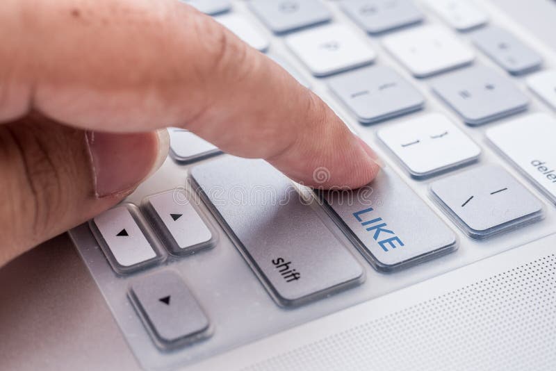 Hand pressing button stock photo. Image of device, pressing - 95876446