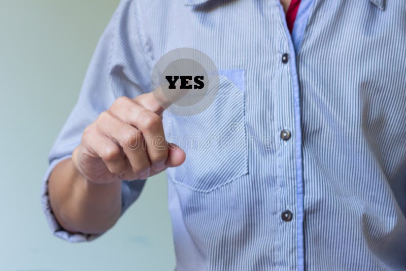 Hand pressing button stock image. Image of group, event - 48539265