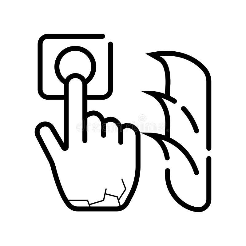 Hand Pressing Down Stock Illustrations – 118 Hand Pressing Down Stock ...