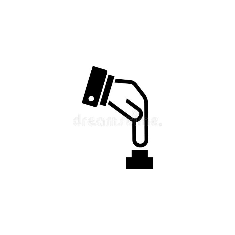 Hand Pressing Push Button Vector Symbol Stock Vector - Illustration of ... Hand Pressing Push Button Vector Symbol Stock Vector - Illustration of ...