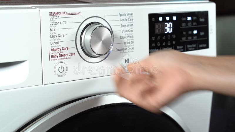 Pressing the Big Red Button Labeled with the Message 2025 Stock Video ...