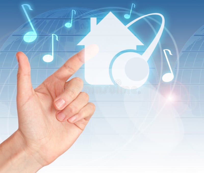 HOME button stock image. Image of power, finger, internet - 18078065