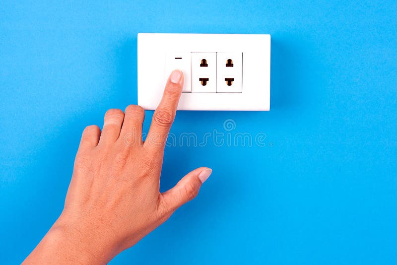 571 Hand Pressing Switch Light Stock Photos - Free & Royalty-Free Stock ...