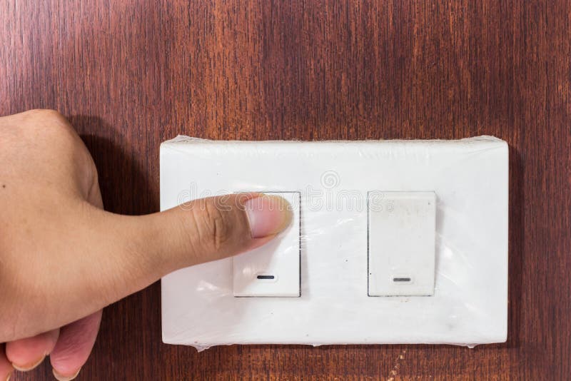 Electronic-Light Switch stock image. Image of home, electricity - 44248081