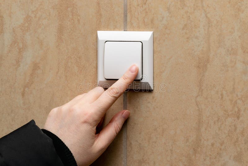 571 Hand Pressing Switch Light Stock Photos - Free & Royalty-Free Stock ...