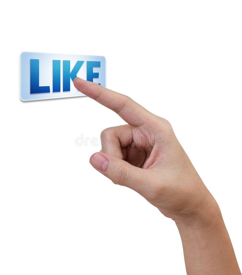 Like us button stock image. Image of manager, connect - 35765173