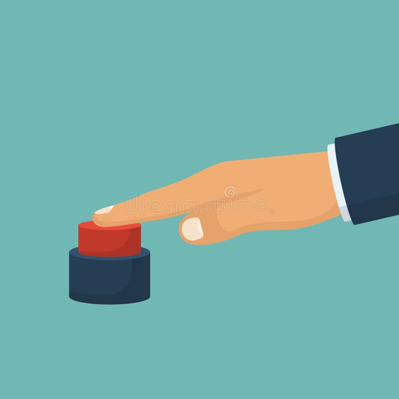 Cartoon Hand Push Button Stock Illustrations – 1,262 Cartoon Hand Push ...