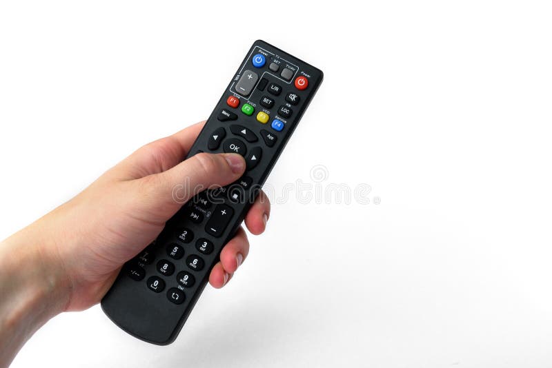 Pressing remote control stock photo. Image of garage, control - 1076706