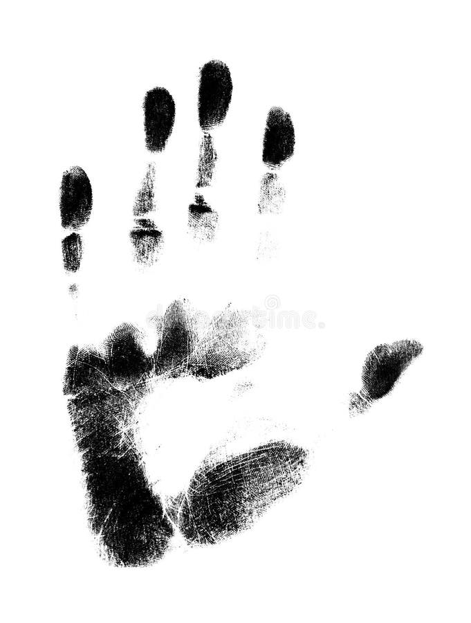 Hand print stock illustration. Illustration of unique - 1294032