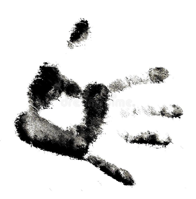 Chalk handprint stock image. Image of play, educate, driveway - 32457