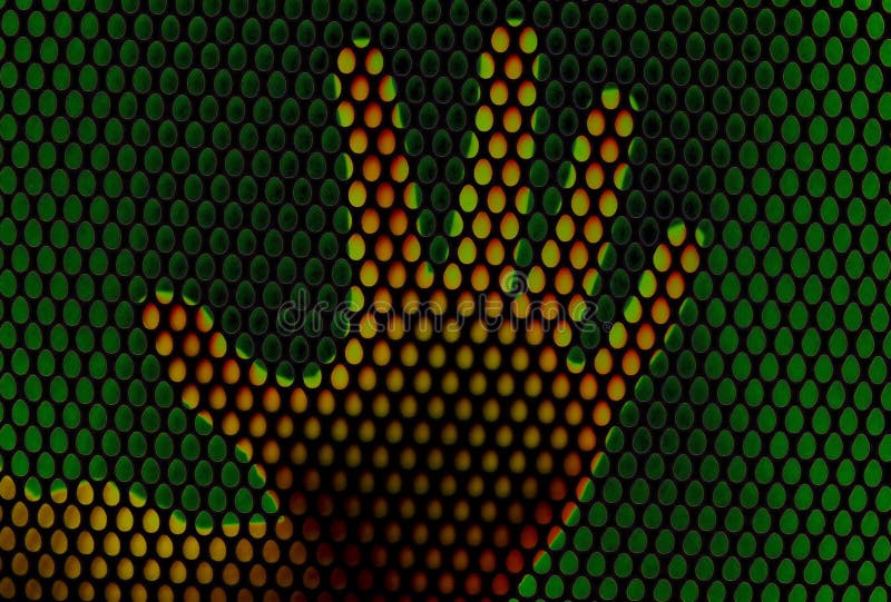 : Hand Print Identification for Security Stock Illustration ...