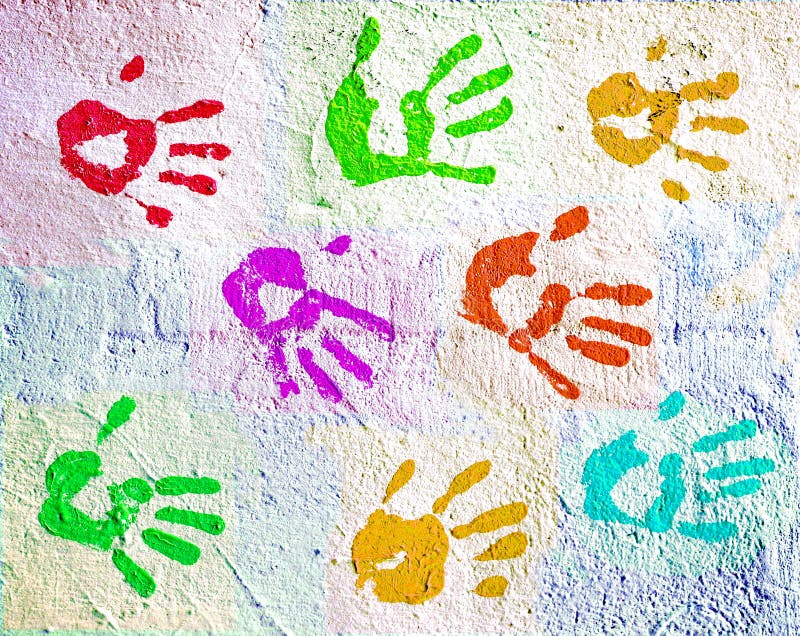 Hand print stock image. Image of palm, clean, hand, material - 109748169