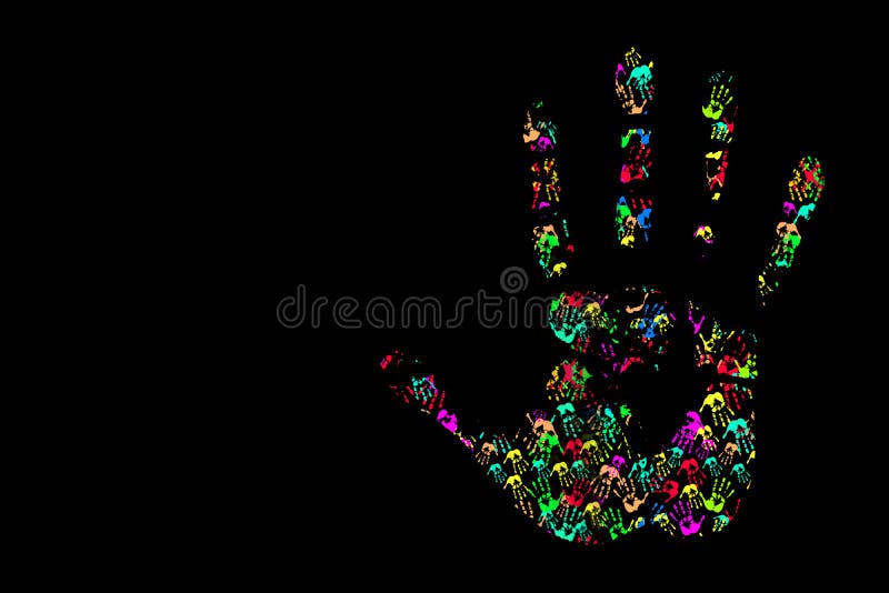 Handprint stock photo. Image of person, bottom, color - 30478302