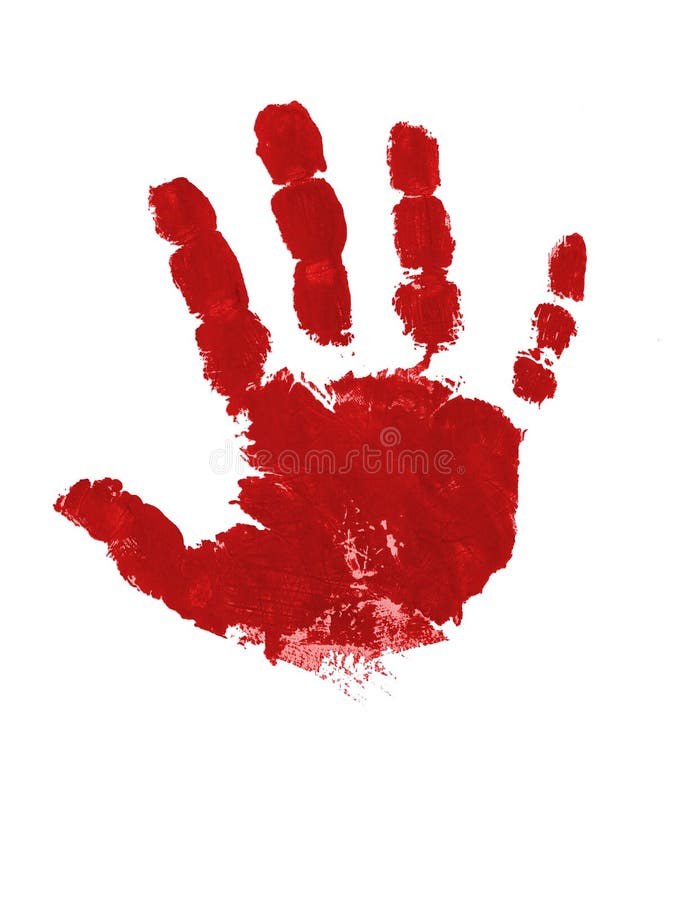 Hand print stock illustration. Illustration of print - 37255718