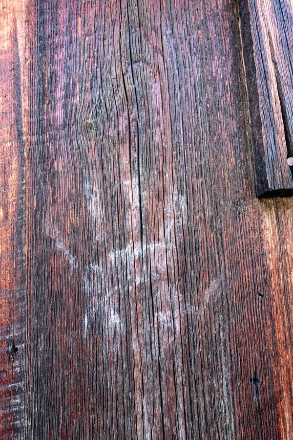 A Hand Print on Side of an Abandoned Home in Bodie Stock Photo - Image ...