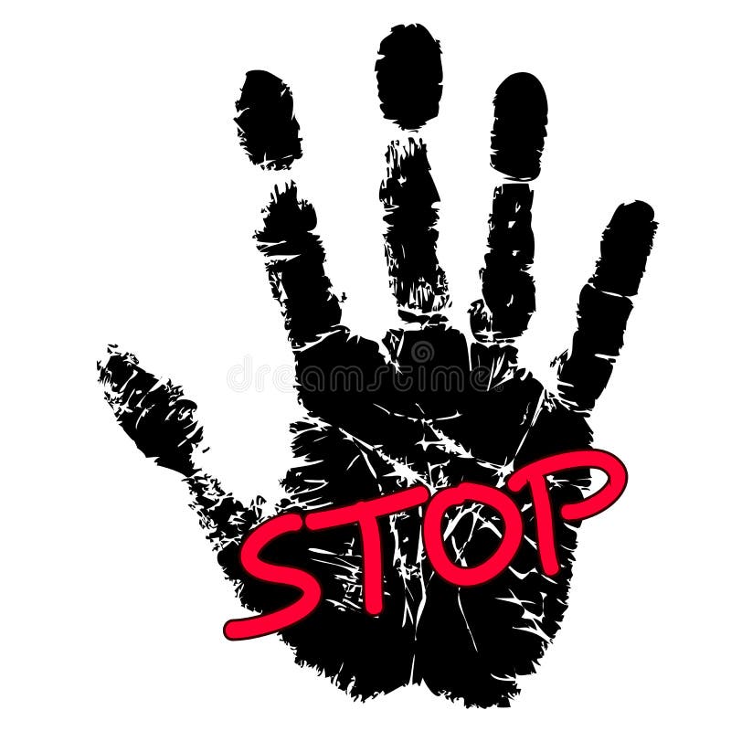 Hand Stop Sign Stock Illustrations – 46,523 Hand Stop Sign Stock ...