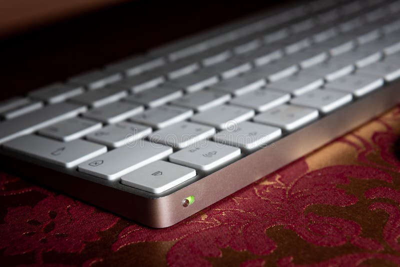 Hand Printing on a Computer Keyboard Stock Image - Image of business ...
