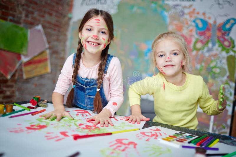 Hand printing stock photo. Image of preschooler, childhood - 85835984