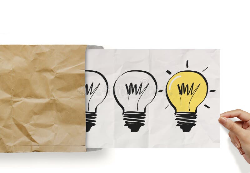 Have an idea stock photo. Image of drawing, creativity - 34387582