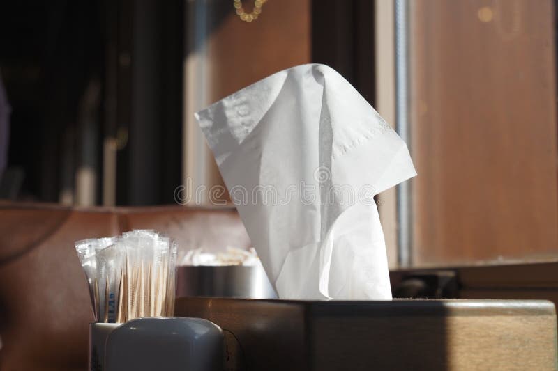 Hand Pull Out a Piece of Tissue from Tissue Paper Box Stock Photo ...