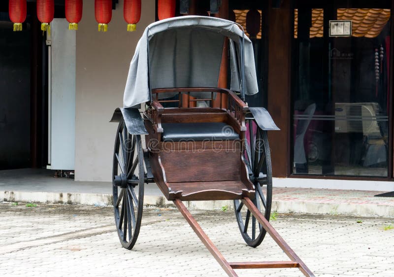 Hand pulled rickshaws editorial stock image. Image of bike - 253734454