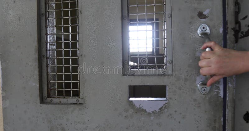 Cell Door Opening with Sound Stock Footage - Video of outside, cresson ...