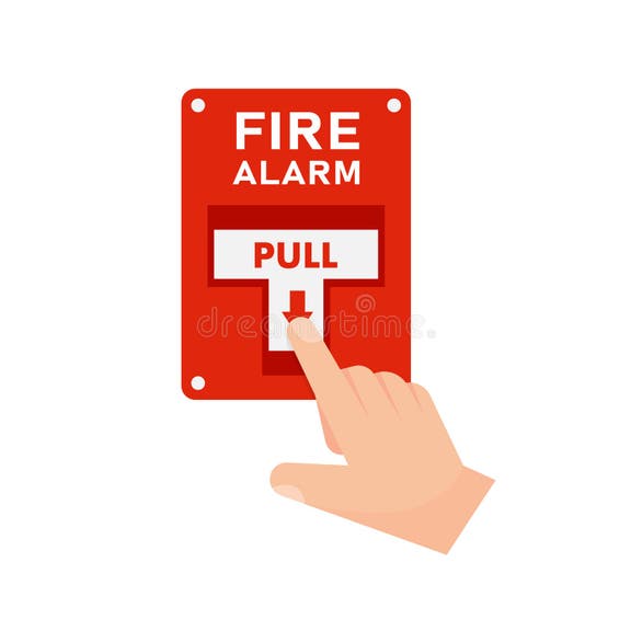 Hand Pulling Fire Alarm Switch for Emergency Fire Break Out Stock ...