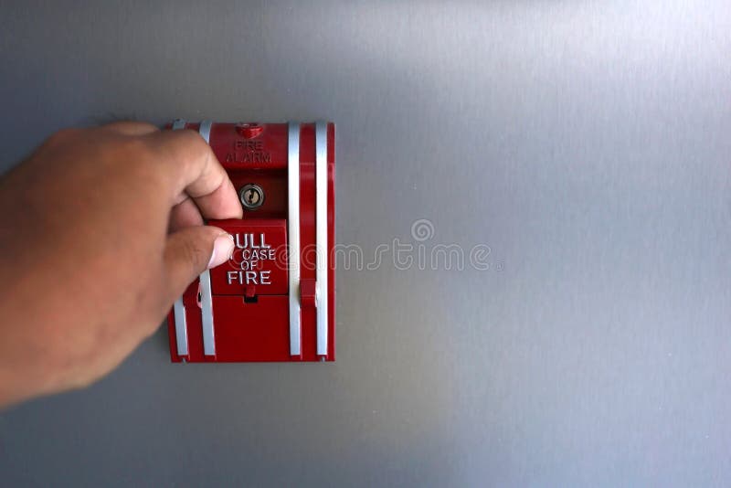 Hand Man Pulling Fire Alarm Switch Stock Photos - Free & Royalty-Free ...