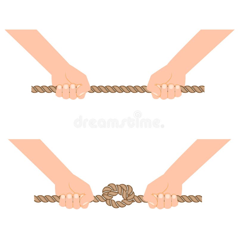 Hand Pulling Rope Stock Illustrations – 475 Hand Pulling Rope Stock ...