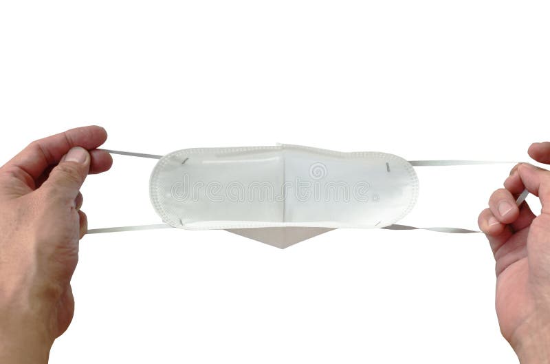 Hand Pulling String Hygienic Mask for Protection Nose and Mouth on ...