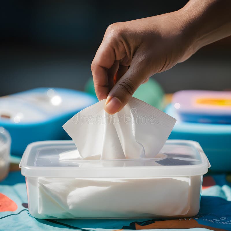 Hand Pulling Tissue Box Stock Illustrations – 320 Hand Pulling Tissue ...