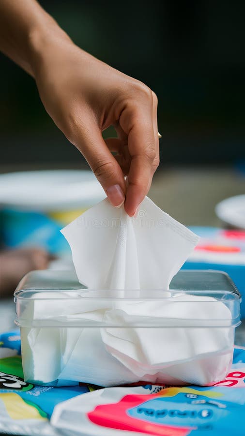 Hand Pulling Tissue Stock Illustrations – 349 Hand Pulling Tissue Stock ...