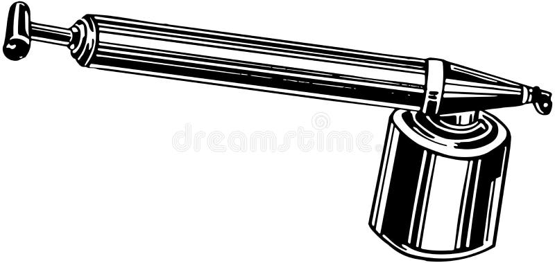 Hand Pump stock vector. Illustration of forties, accessories - 42097193
