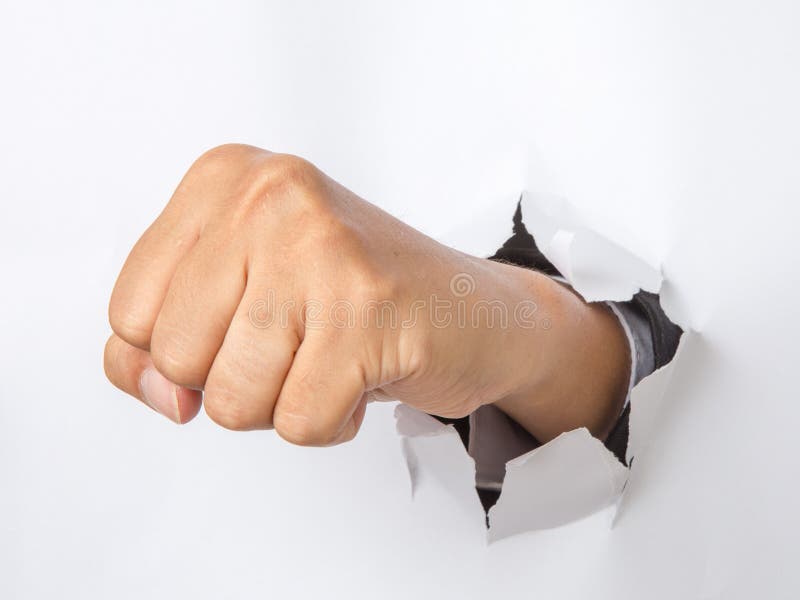 Hand punching fat tummy stock photo. Image of health - 11411010