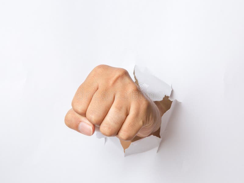 Hand punching fat tummy stock photo. Image of health - 11411010
